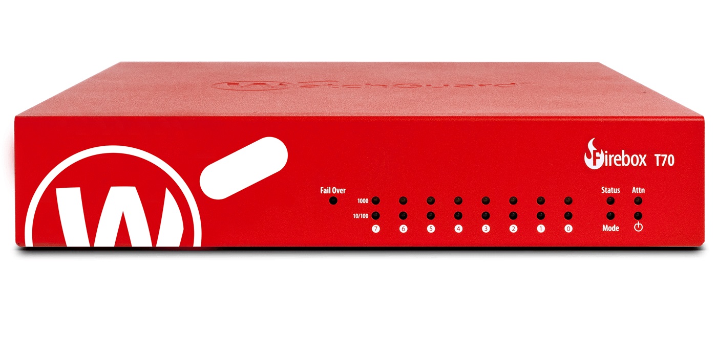 ウォッチガード、コンパクトサイズで1Gbps超のスループットを実現するUTMアプライアンス「Firebox T70」 - クラウド Watch